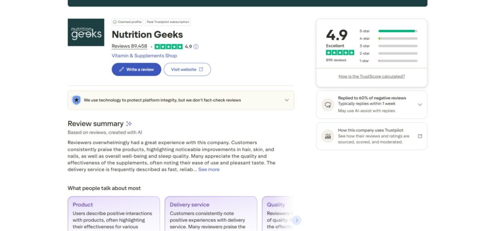 Nutrition Geeks Collagen Glow Up Reviews: Results & Side Effects (2026 ...
